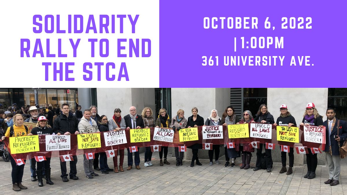 Rally for Refugee Rights: End the Safe Third Country Agreement